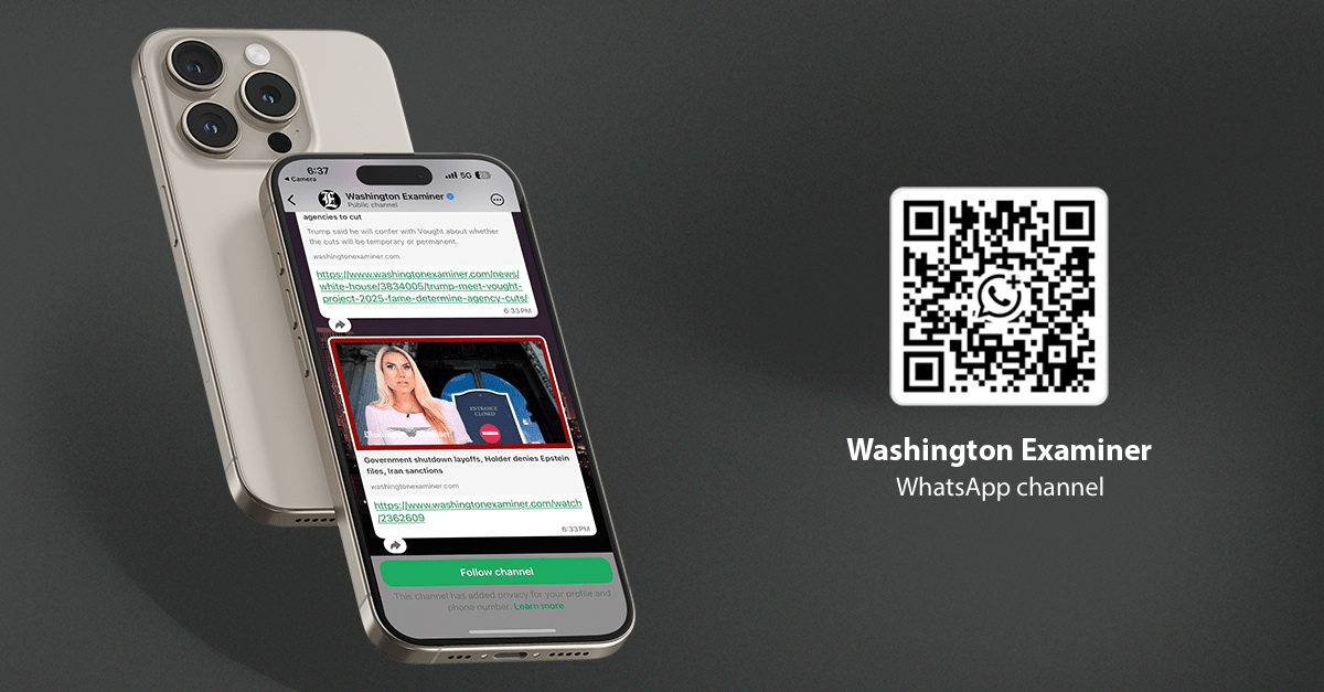 Washington Examiner launches WhatsApp channel for breaking news and ...