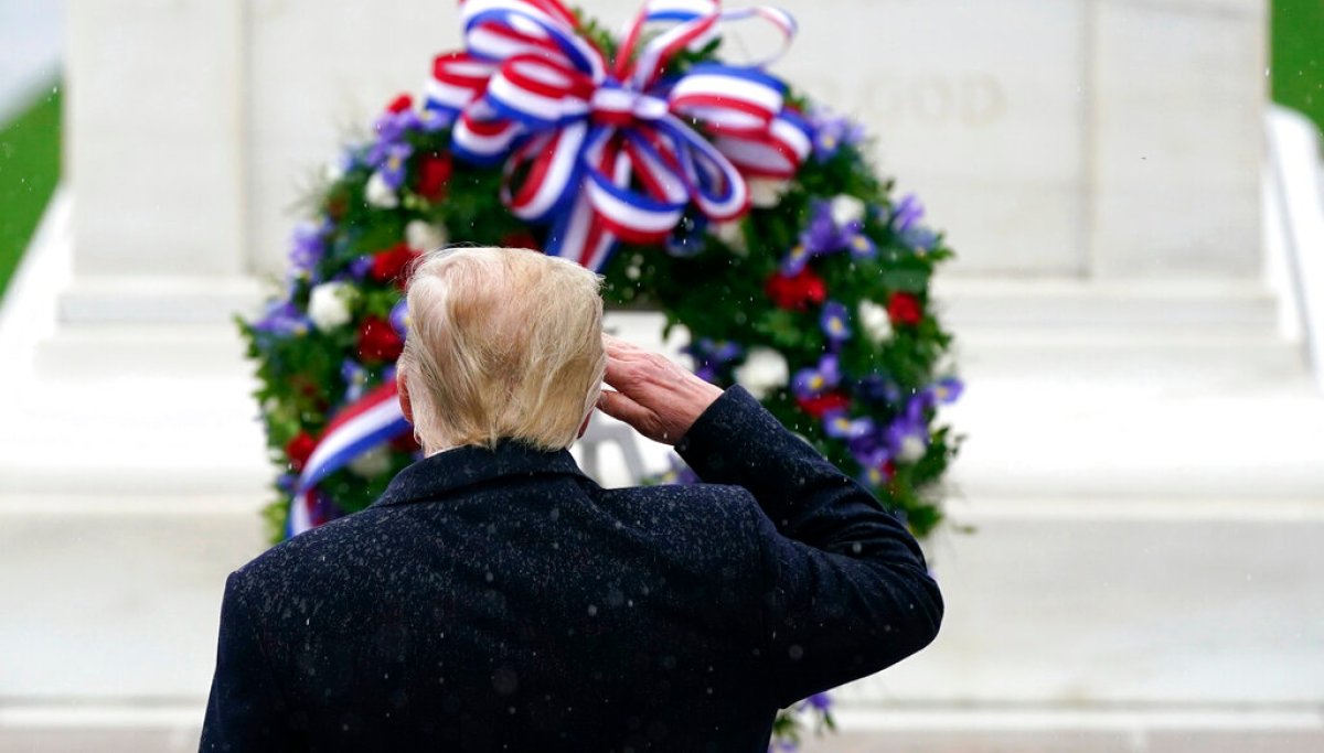 WATCH LIVE: Trump participates in wreath-laying ceremony on Veterans Day