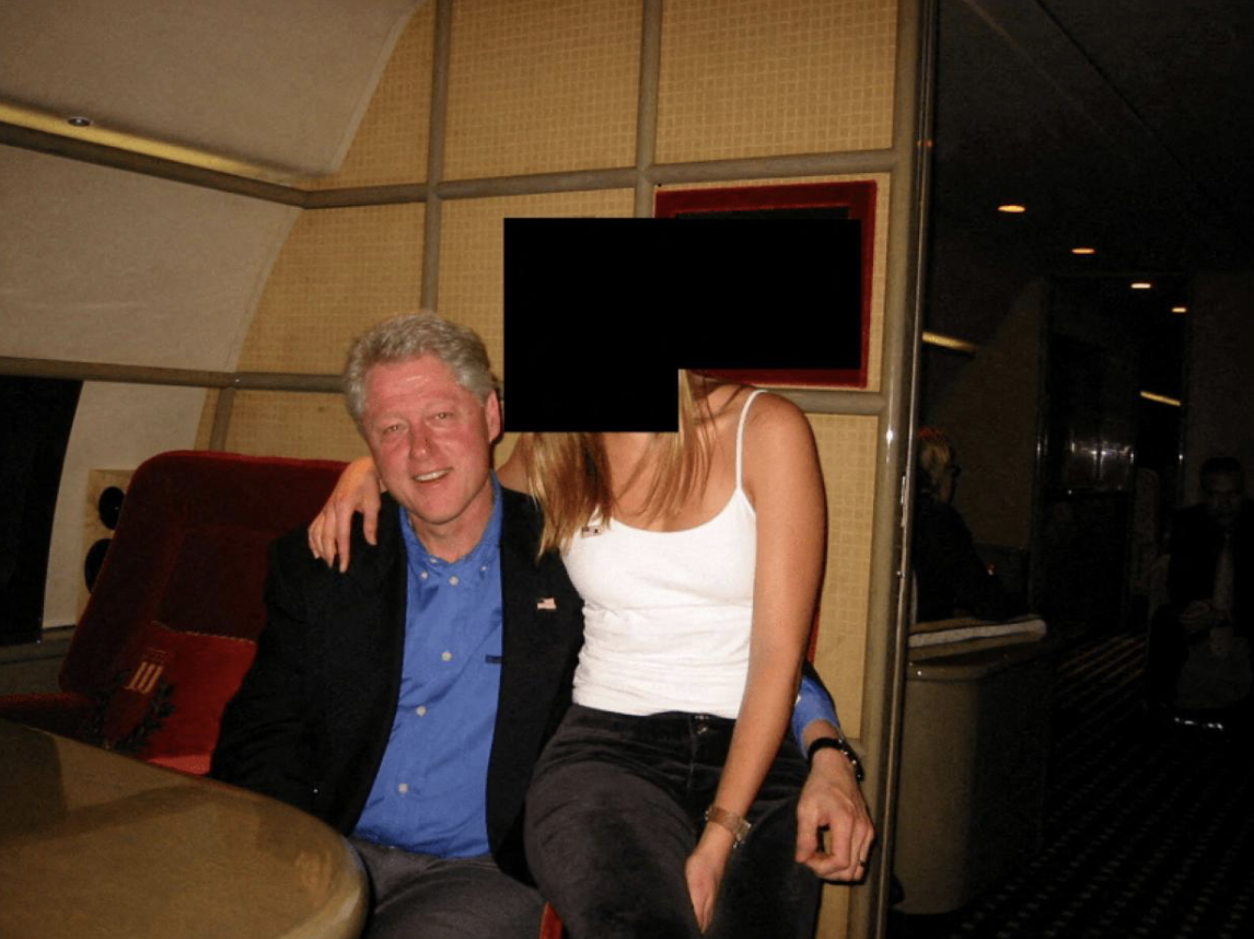 Epstein files show Bill Clinton posing with unidentified women