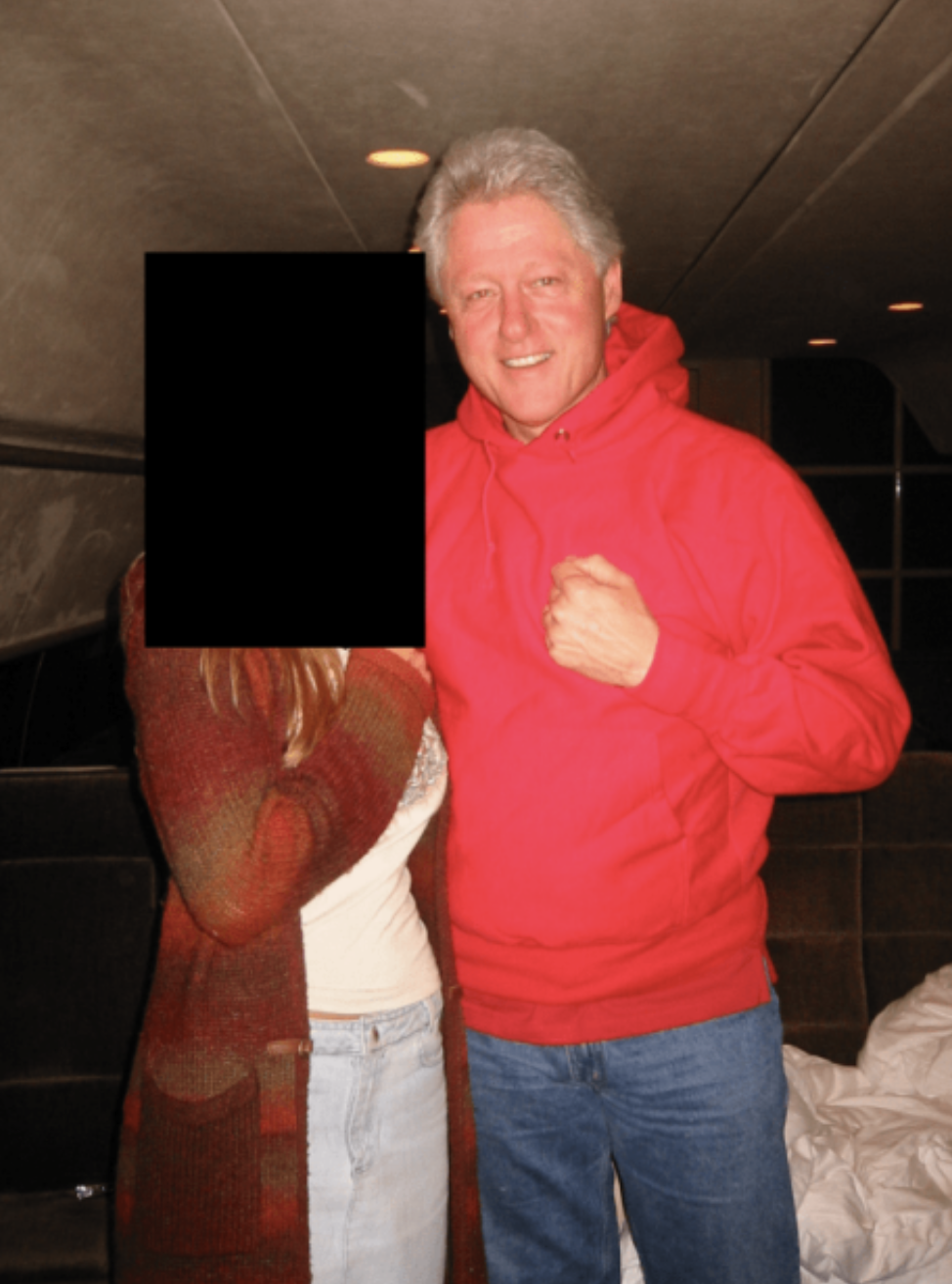 Epstein files show Bill Clinton posing with unidentified women