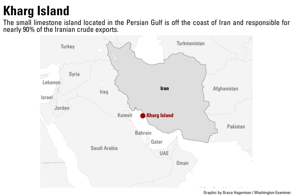 Why Iran's main oil terminal at Kharg Island has been spared
