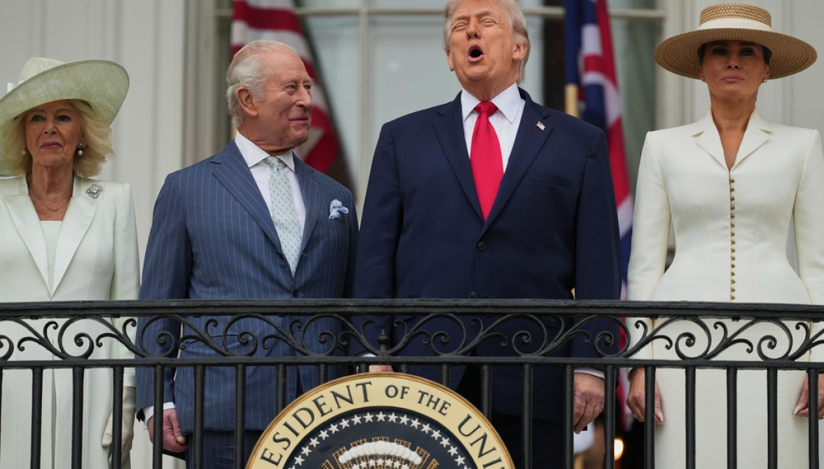 Welcoming King Charles, Trump skewers multiculturalism